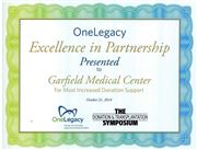 Garfield Medical Center Wins One Legacy Award for Most Increased ...