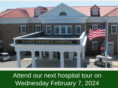 News - Dosher to offer hospital tour Wednesday February 7th